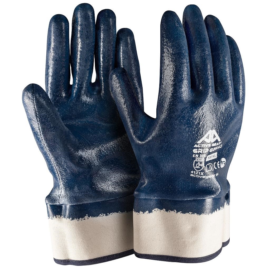 GLOVES NBR BLUE FULL COVERED N0 1